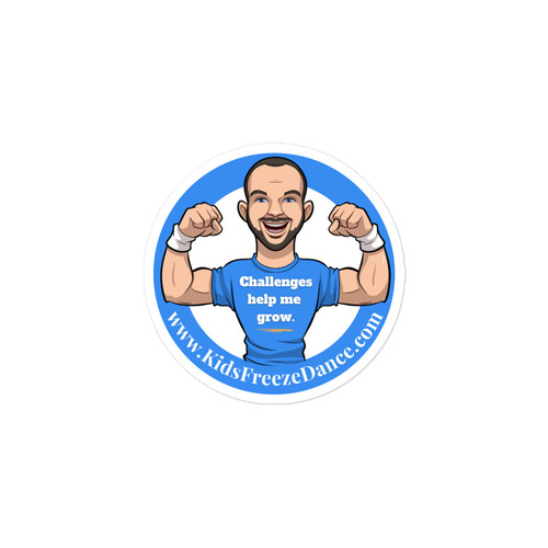 Challenges Help Me Grow Sticker | Kids Freeze Dance