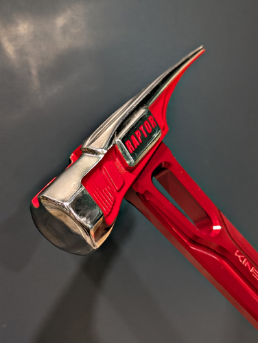 Hand polished Raptor full framing hammer | Kinetic Customs