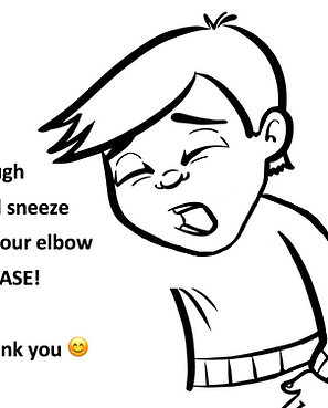 coloring pages on coughing