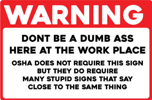 OSHA WARNING | Dank Decals