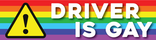 DRIVER IS GAY | Dank Decals