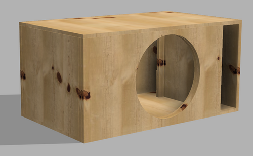 15" Single High Output Flat Pack Enclosure | JSS