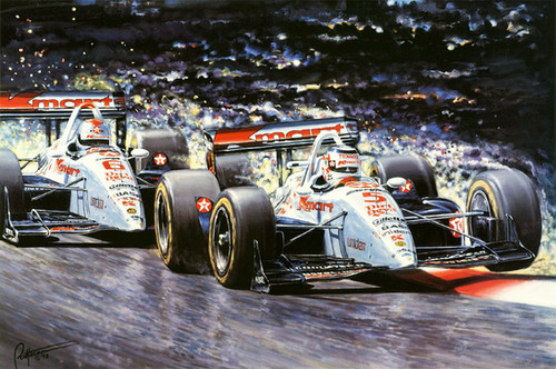 "Give No Quarter" Signed by 1993 Indycar champion Nigel Mansell | BPA1