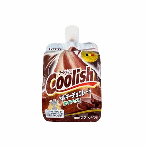 LOTTE Coolish Belgium Chocolate Water Ice 140ml | QKO ASIAN MARKET