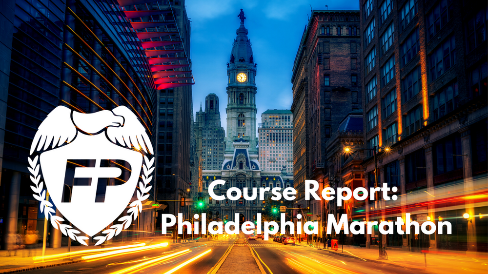 Philadelphia Marathon Course Report