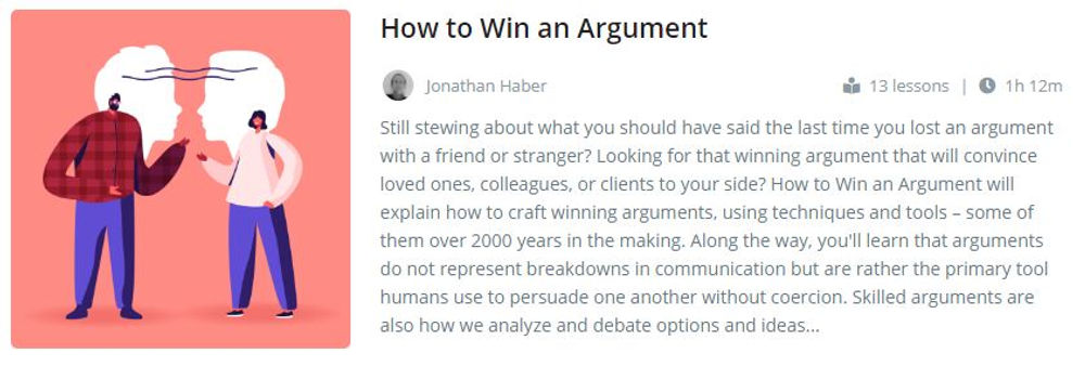 How to Win an Argument