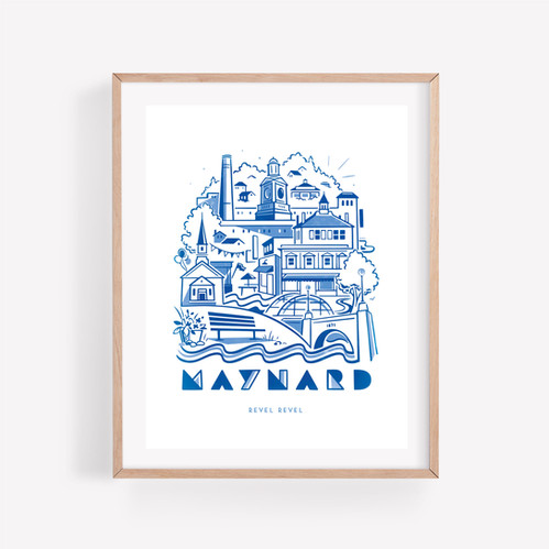 Maynard, MA • art print | shoprevelrevel