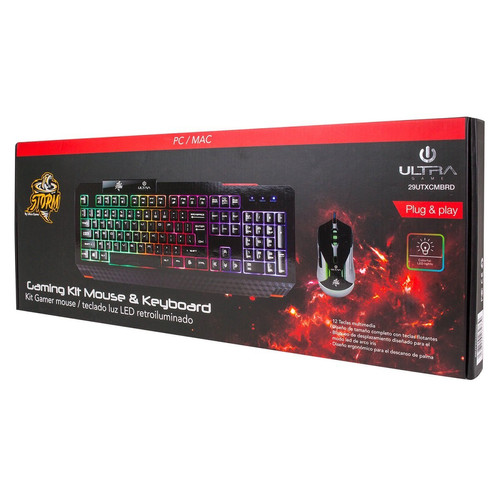 Kit Gamer Teclado + Mouse ULTRA STORM LED (Retroiluminado) | TecnoMovil