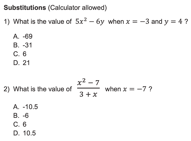 Substitutions | Get Sum Math