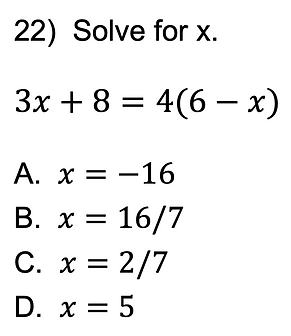Free GED Math Test | Get Sum Math