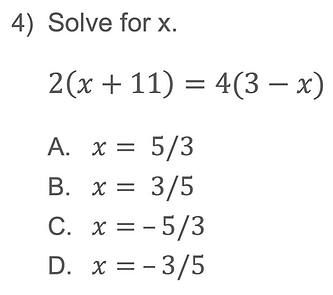 GED Solve Equations Practice | Get Sum Math