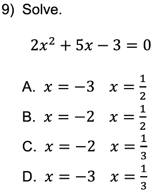 Free GED Math Practice Test | Get Sum Math