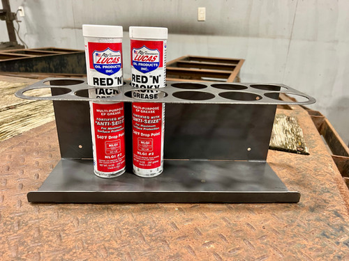 Grease Tube Storage Shelf | Red Rock Metal Werks