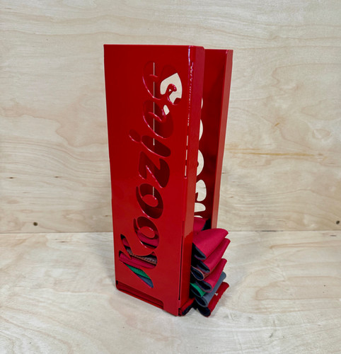 Personalized Can Koozie Holder | Red Rock Metal Werks