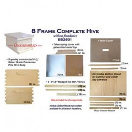 8 Frame Unassembled Hive Kit | Johnsons Bees