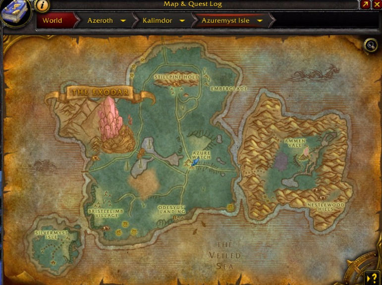 The Draenei: Ammen Vale & Azuremyst Isle