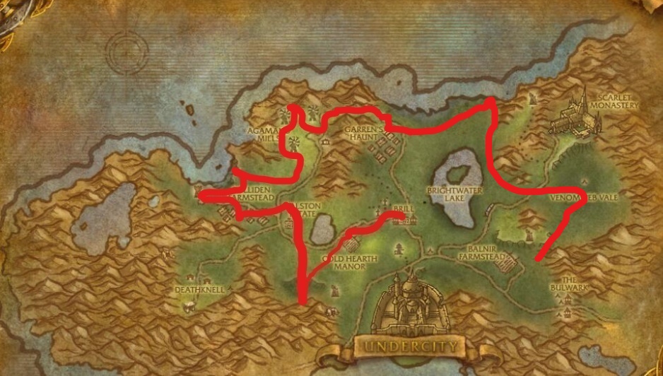 Horde Side Level 10 Through 20