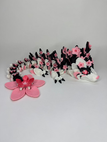 Cherry Blossom Dragon | Filament Friends 3d