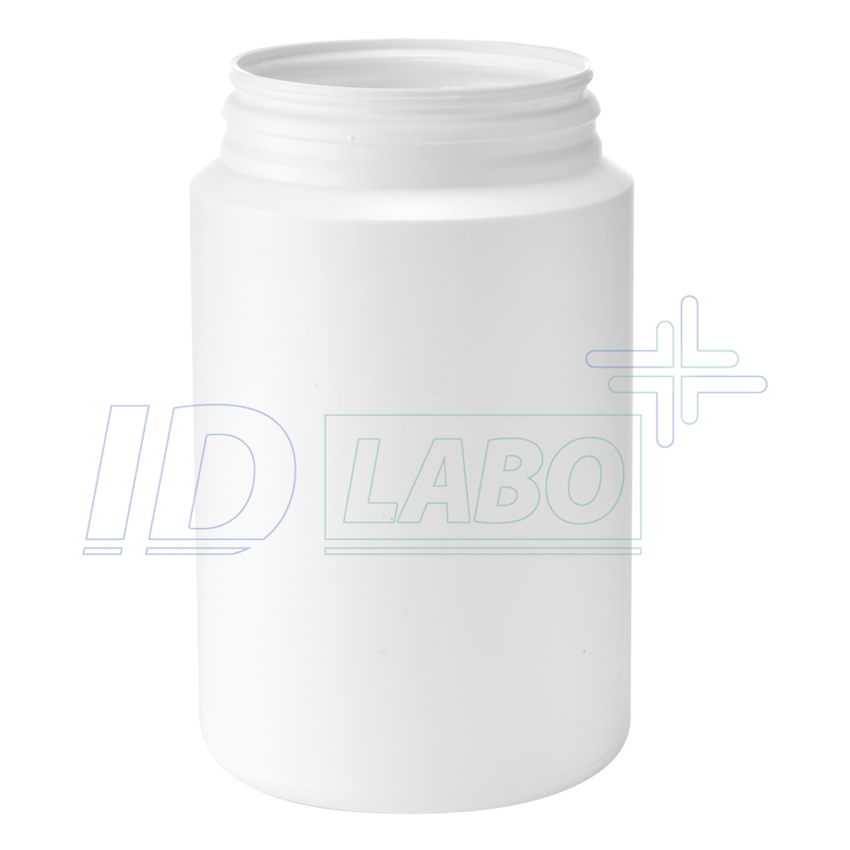 Pilulier nu en PEHD blanc | Id Labo