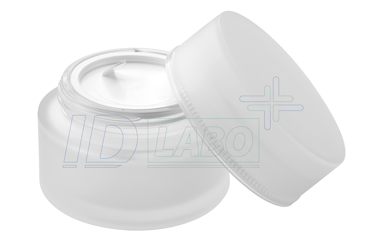 Pot LAURENCE 50 ml complet avec couvercle et opercule | Id Labo