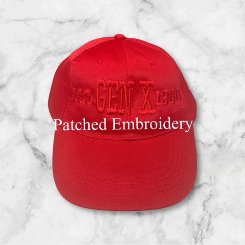 Gen X 3D Puff Hat | Patched Embroidery