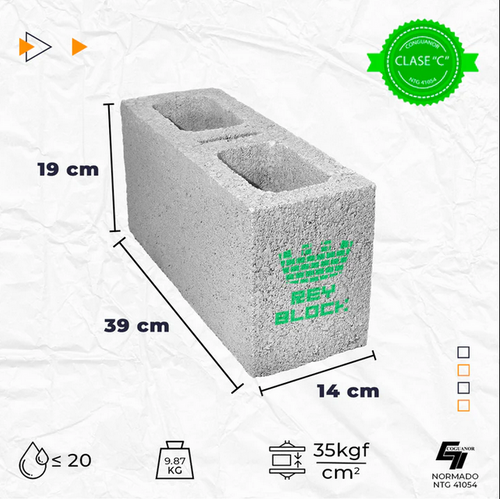 Block para construcción 25kg | Ferretería Guatemala