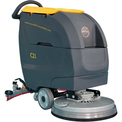 21" 15 Gal Battery Powered Floor Scrubber with a Complete Set of Parts ...