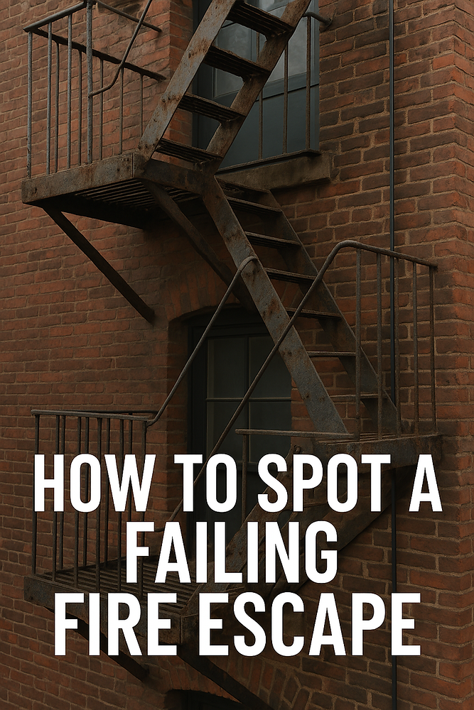 How to Spot a Failing Fire Escape (Before It Becomes a Hazard)