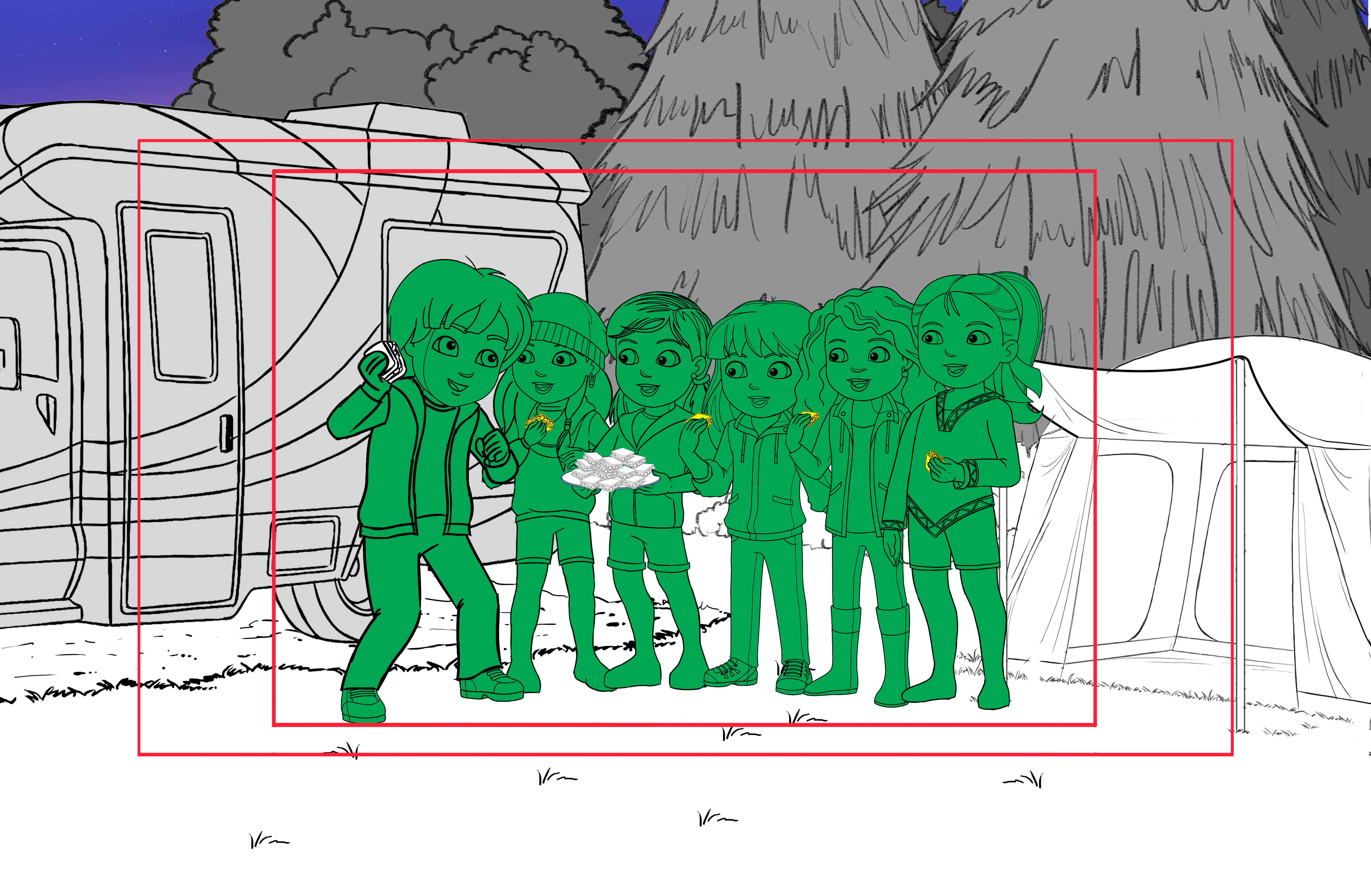 Animation Layout | illustratorportfolio