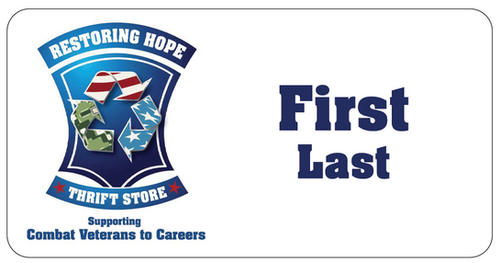 Restoring Hope Name Tag | Custom Apparel