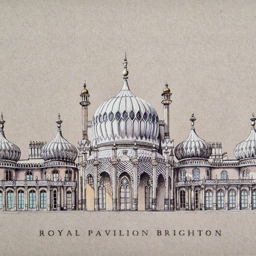 Royal Pavilion Brighton Giclee Print Limited Edition | demilangartshop