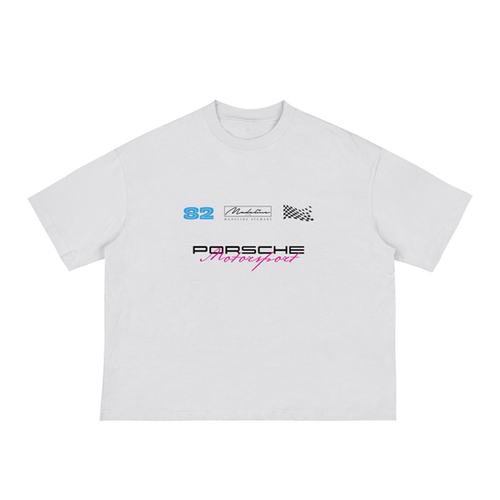 Porsche Motorsport MS Boxy Tee - White | Madz