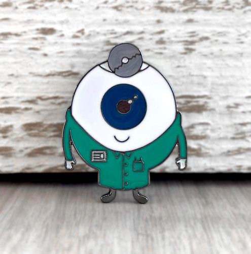 Eyeball Optometrist Enamel Pin | ODA