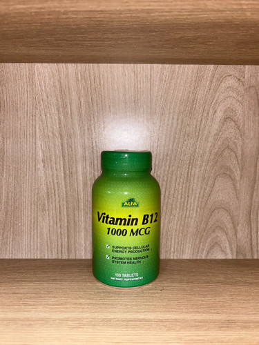 Vitamina B12 100 tabletas alfa | OyM Oliva y Oro