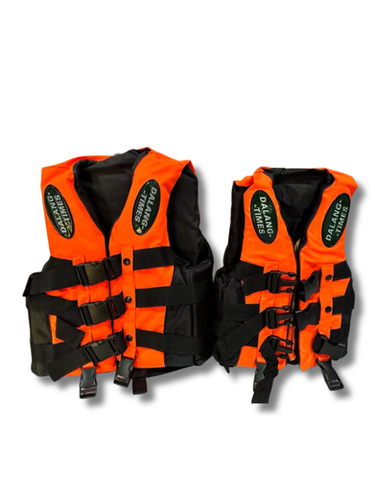 Adult Life Jacket Vest with Whistle – High Visibility Safety Gear | PMC ...