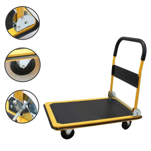 Heavy Duty Steel Platform Pushcart | PMC Online Shop