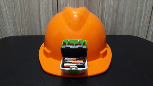 Safety Helmet with LED Head Lamp | PMC Online Shop