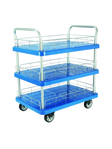 Triple Decker Push Cart | PMC Online Shop