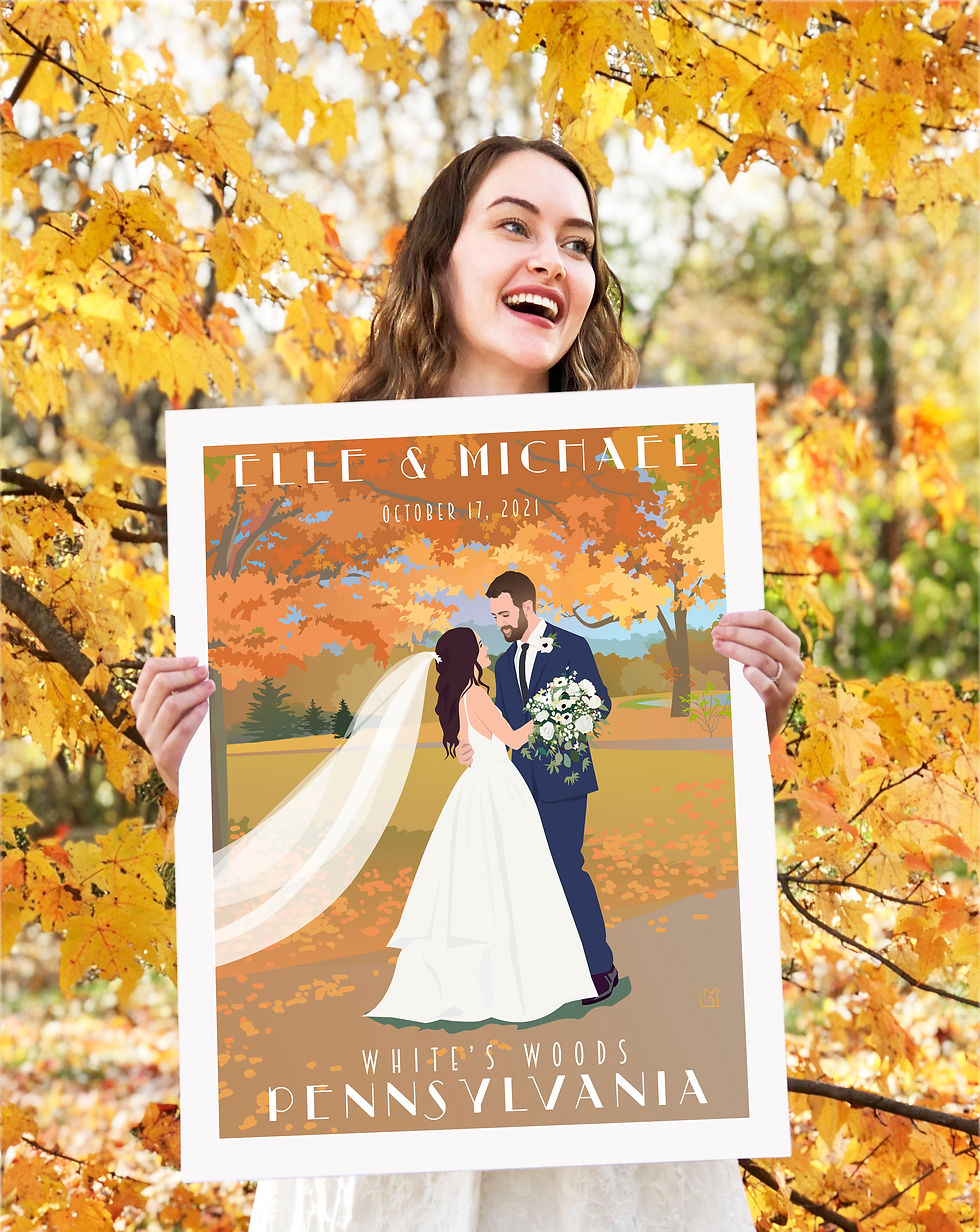 Customizable Wedding Posters | L McGrath Posters