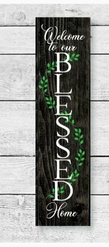 4' Blessed Home Sign | Payne Designs 4U