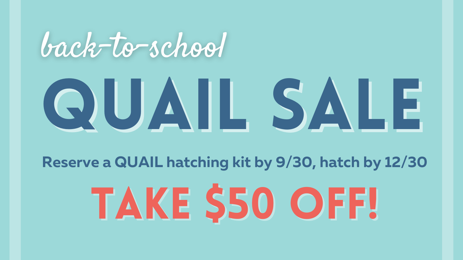 SALE | Hatching At Home