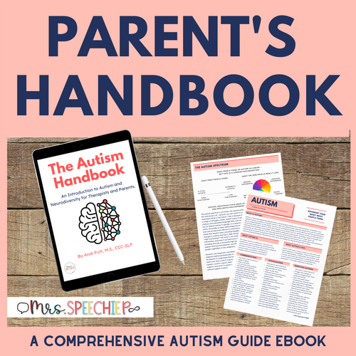 Parent Autism Handbook | Mrs Speechie P