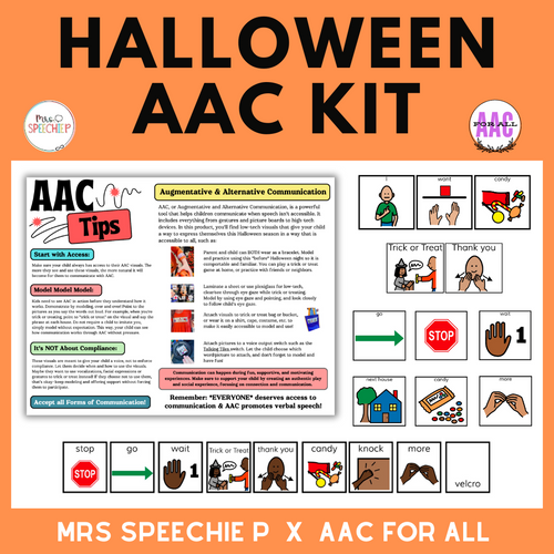 Halloween AAC Kit | Mrs Speechie P