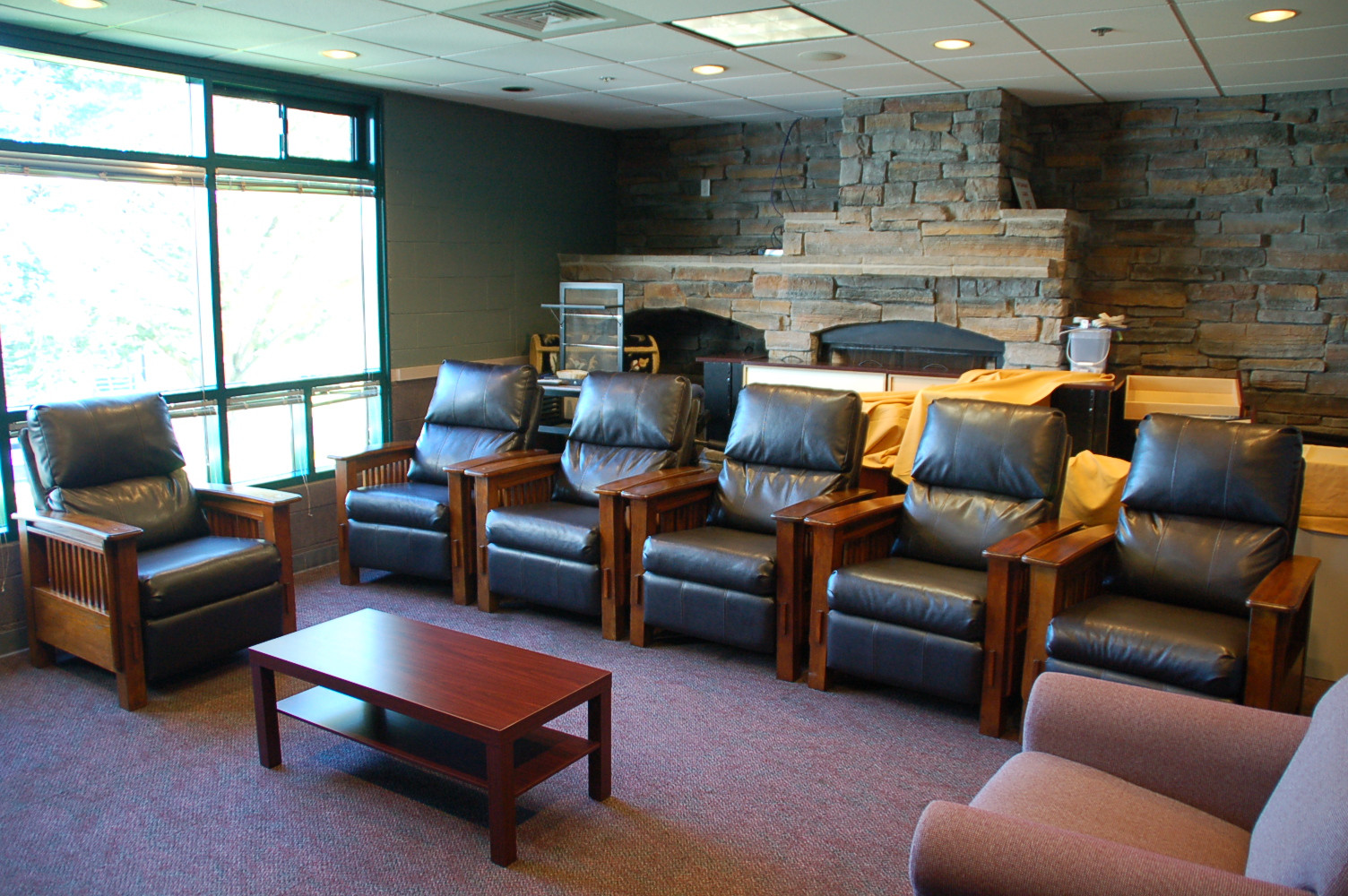 Fireplace Room at the Club