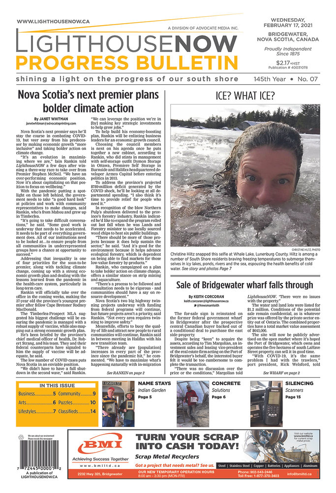 February 17, 2021 Progress Bulletin