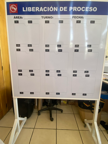 Tablero porta documentos magnetco con indicador | Grupo de Servicios ...