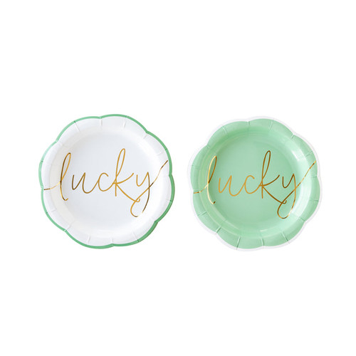 Lucky Paper Plate Set | OhMy! Creative