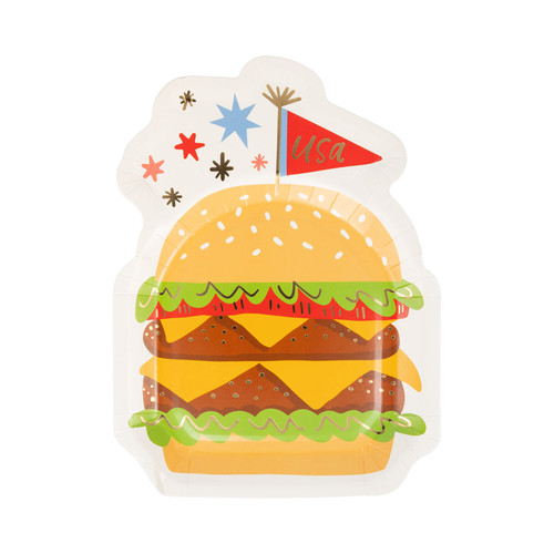 Burger Shaped Plates | OhMy! Creative