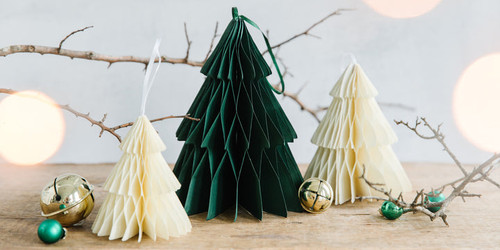 Botanical 3D Green/Cream Trees | OhMy! Creative