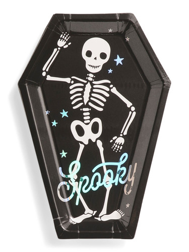 Spooky Skeleton Plates | OhMy! Creative